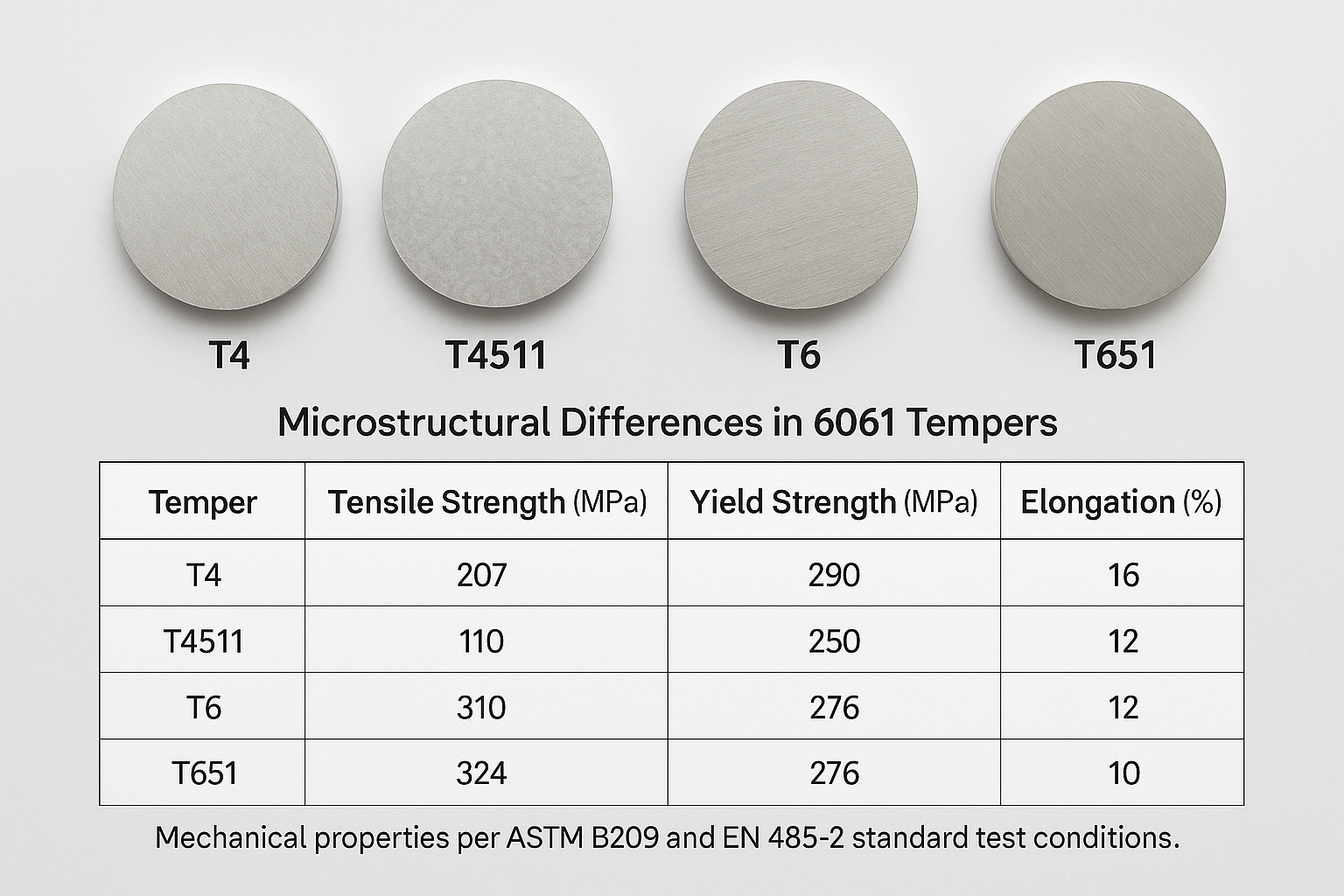 6061 Aluminum Temper Guide: T6 vs T651 Compared